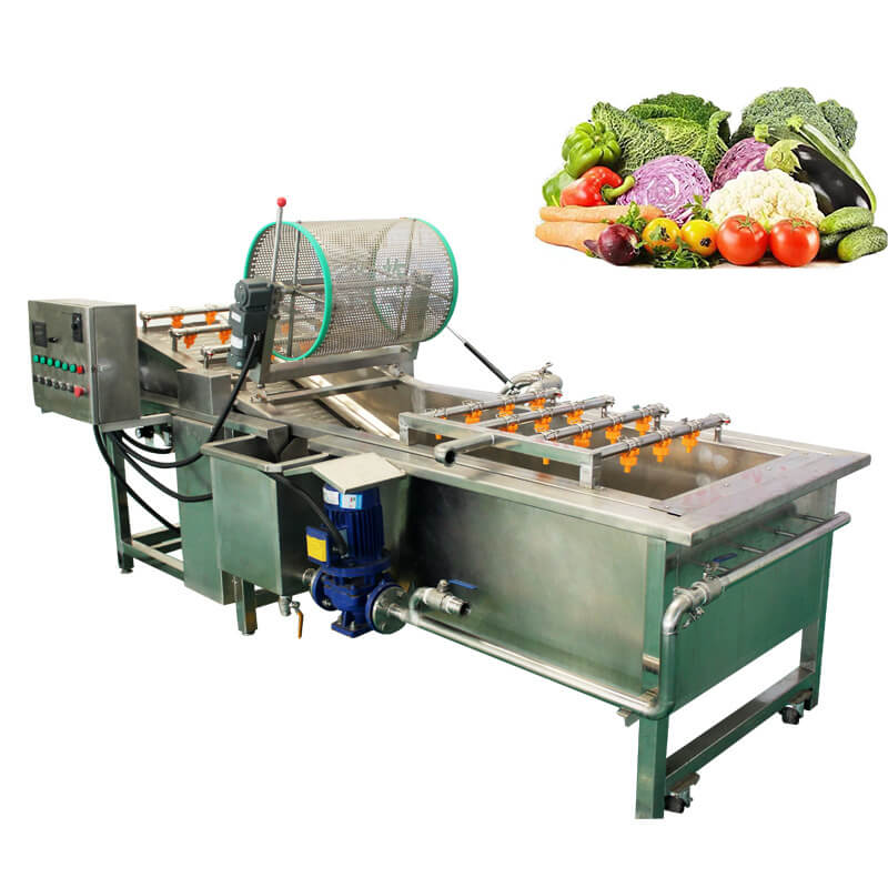 Air Bubble Fruit Vegetable Washing Machine for food industry